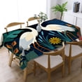 Chinoiserie Birds Flowers Tablecloths rectangle , Festive Table Setting ...