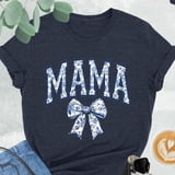 Chinoiserie Mama Shirt Blue Coquette Shirt Mothers Day Gift Toile Bow ...