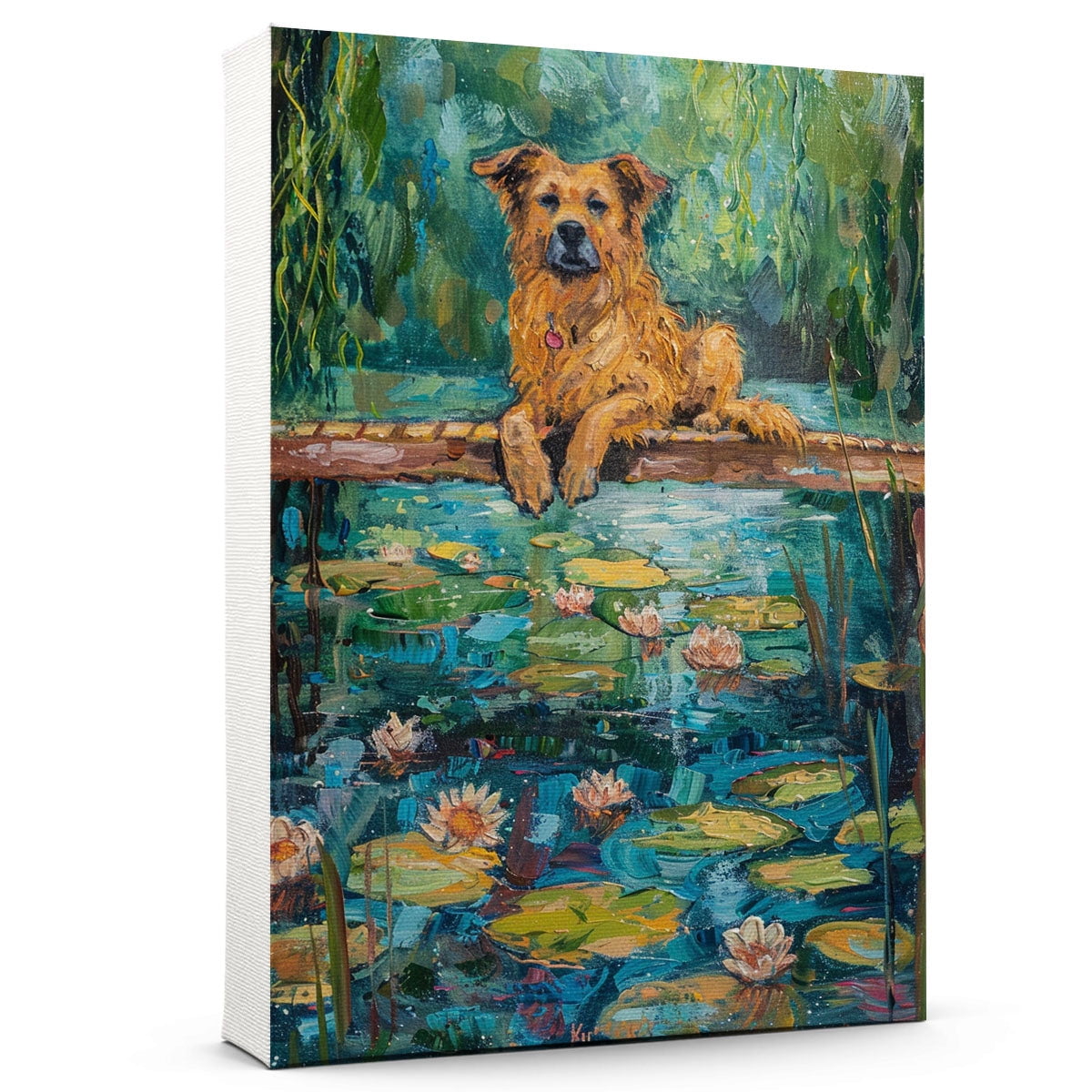 Chinook Art Print Poster, Dog Canvas, Chinook Wall Art Decor, Dog Art ...