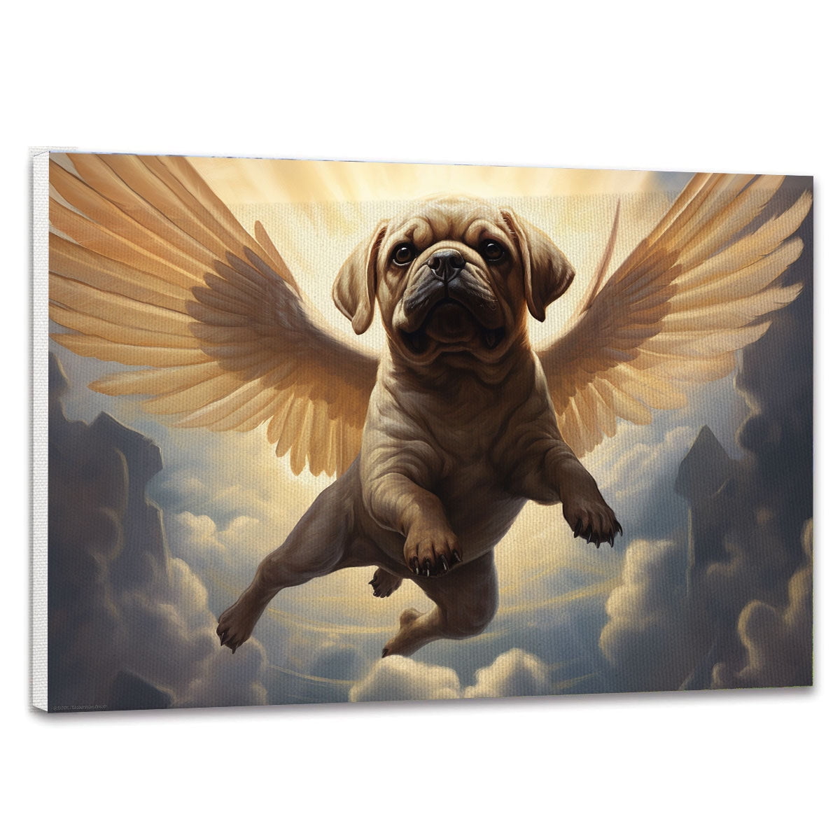 Chinook Dog Memorial Gifts - Waiting At The Door Canvas - Dog Memorial ...