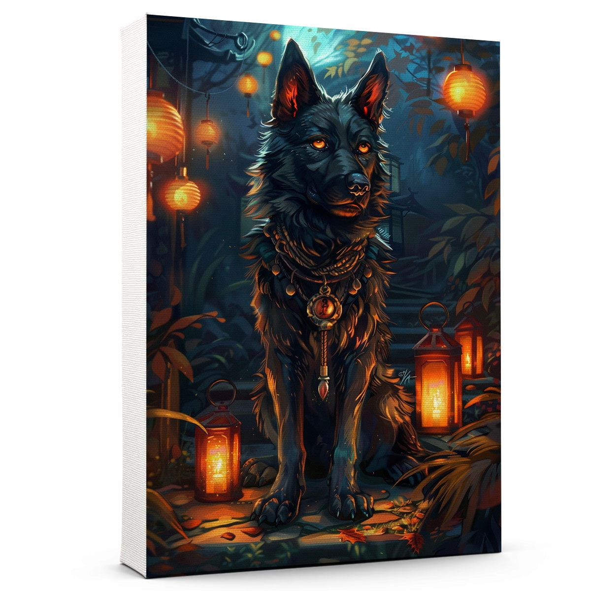 Chinook Dog Picture Fantastic Poster Unframe, Chinook Dog Canvas Frame ...