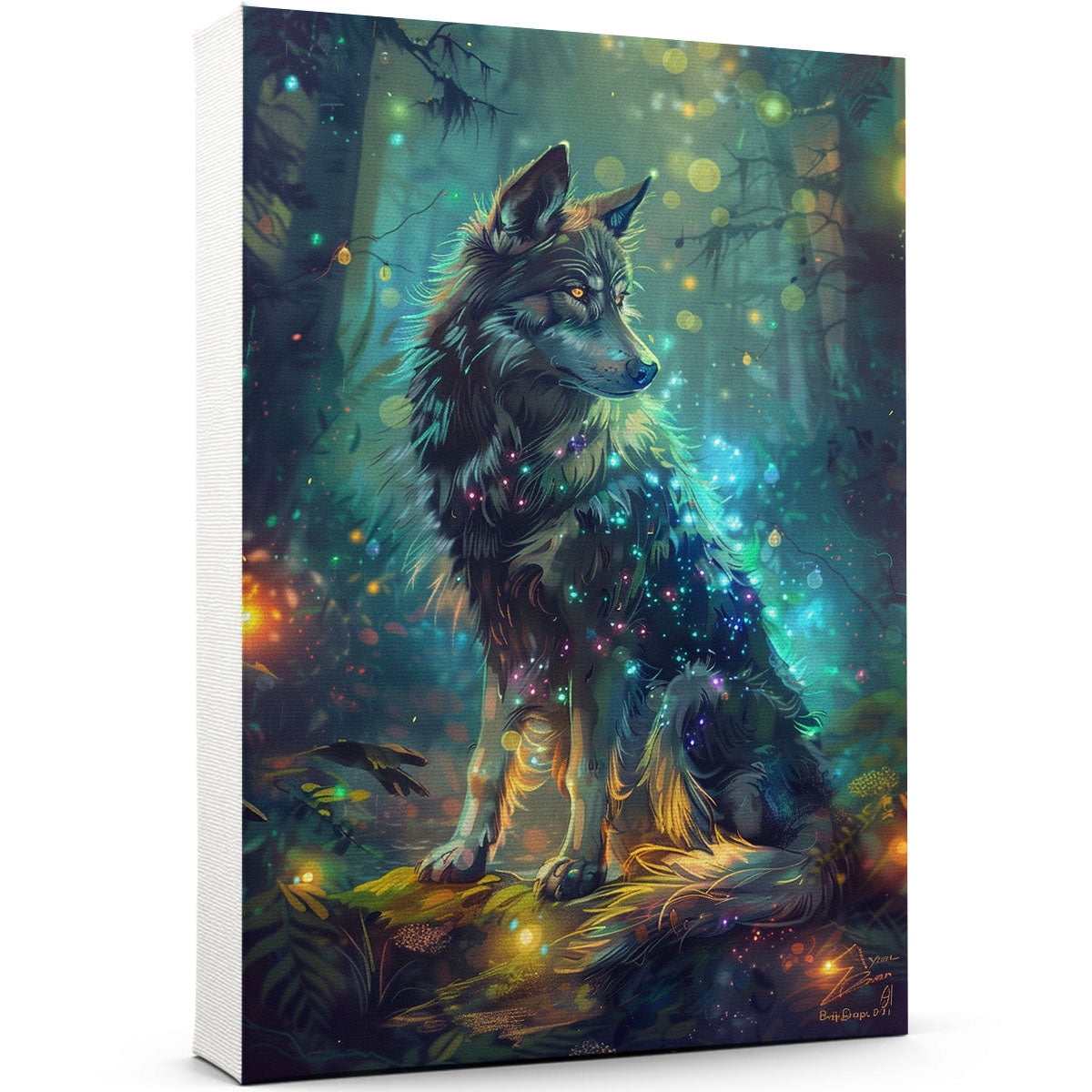 Chinook Dog Wall Decor Canvas - Chinook Dog Canvas Wall Art for Living ...