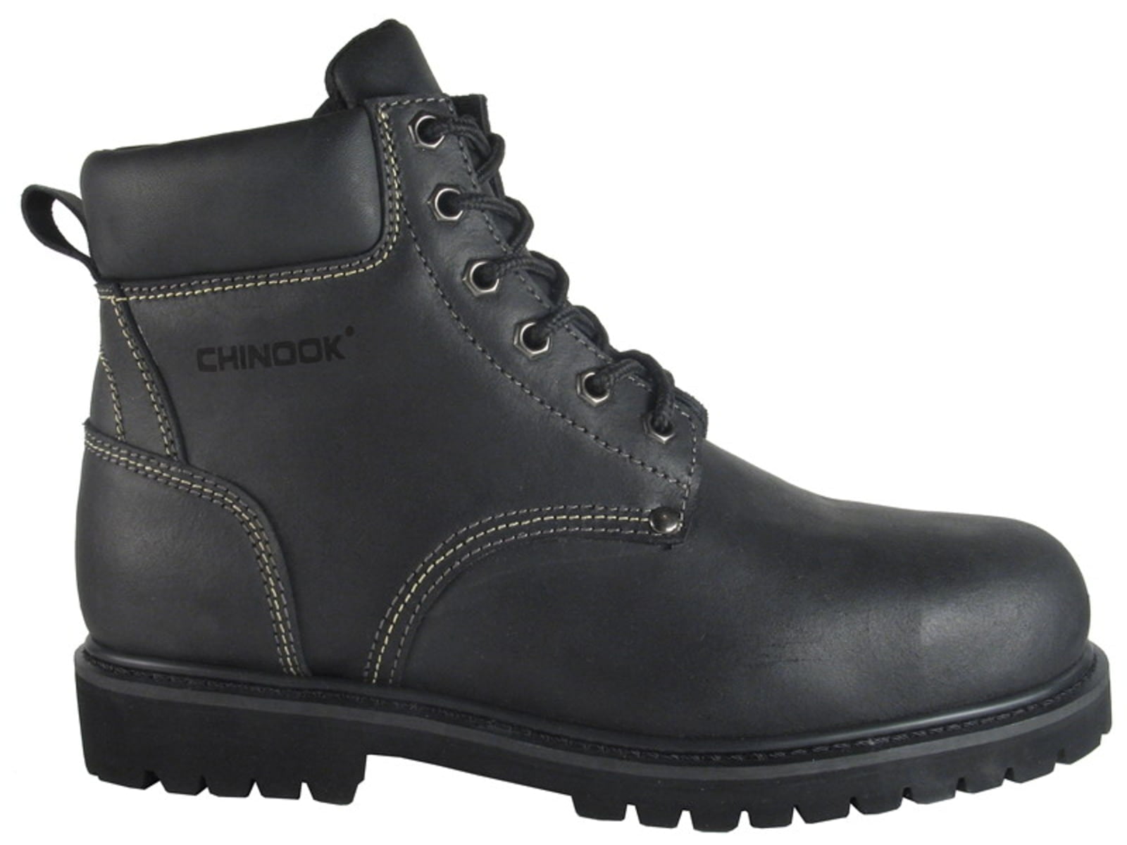 Chinook Footwear Oil Rigger Steel Toe Boots - Men's, Black, 7.5 ...