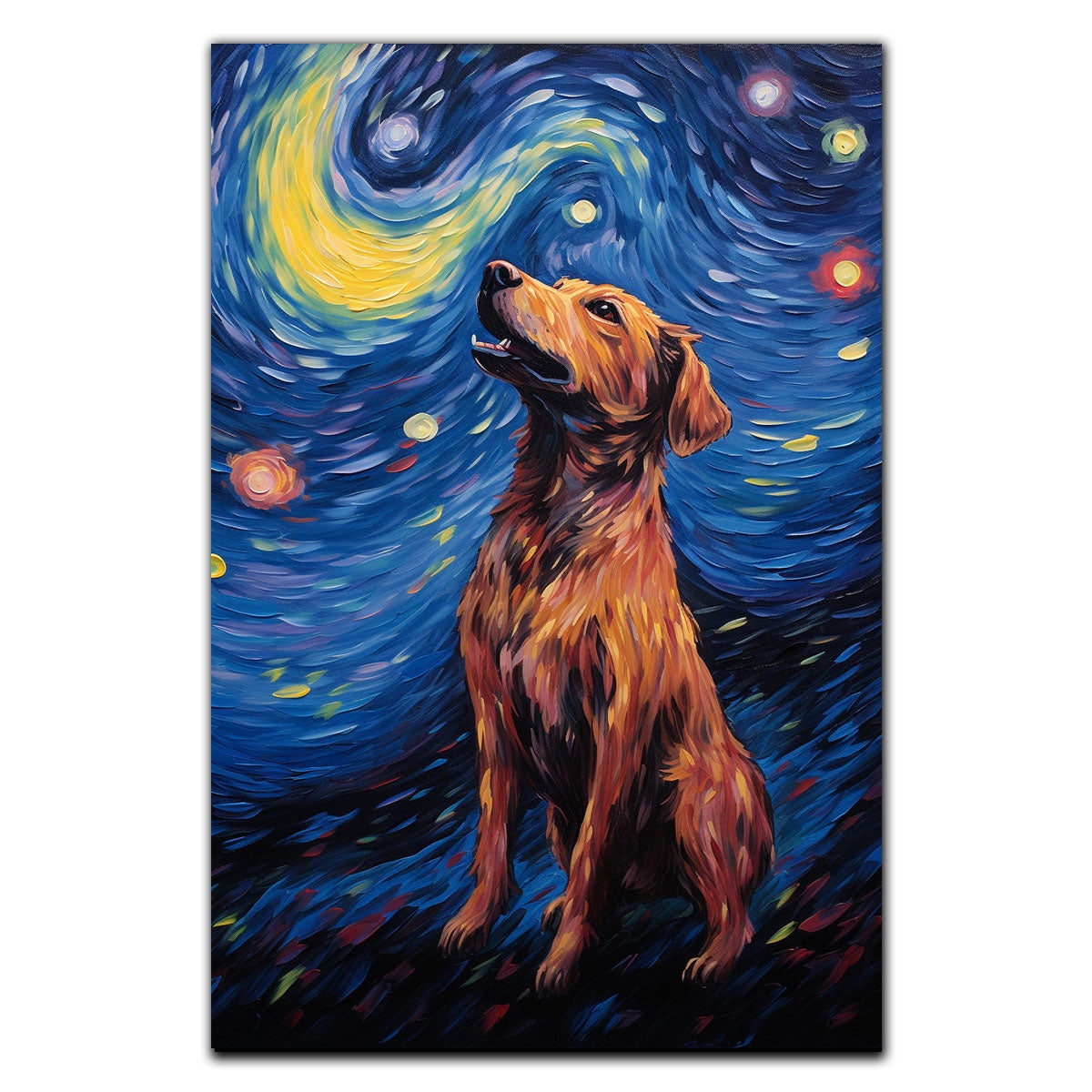 Chinook Paintings Canvas for Wall Decorations - Paintings Starry Night ...
