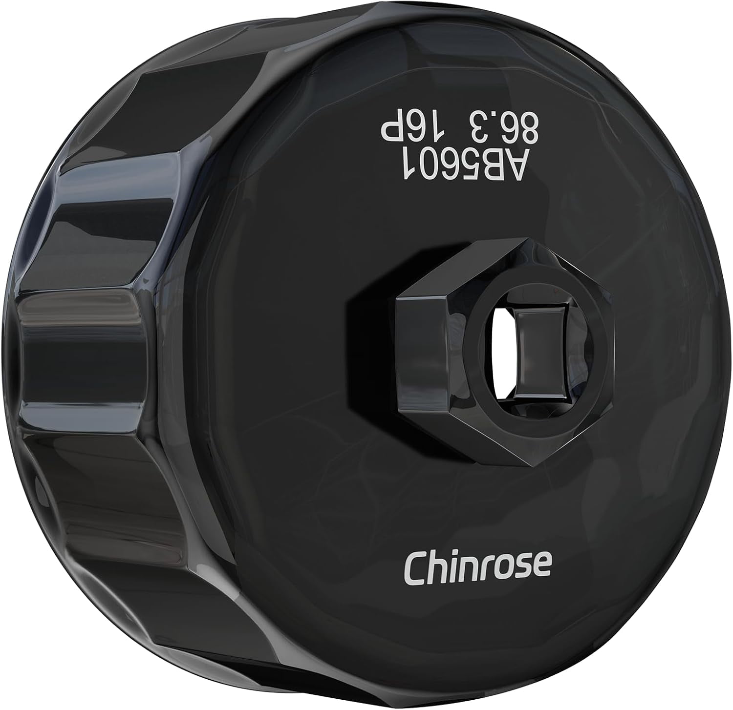 Chinrose 86.3mm 16 Flutes Oil Filter Wrench for 1/2-Inch Drive,86.3mm ...