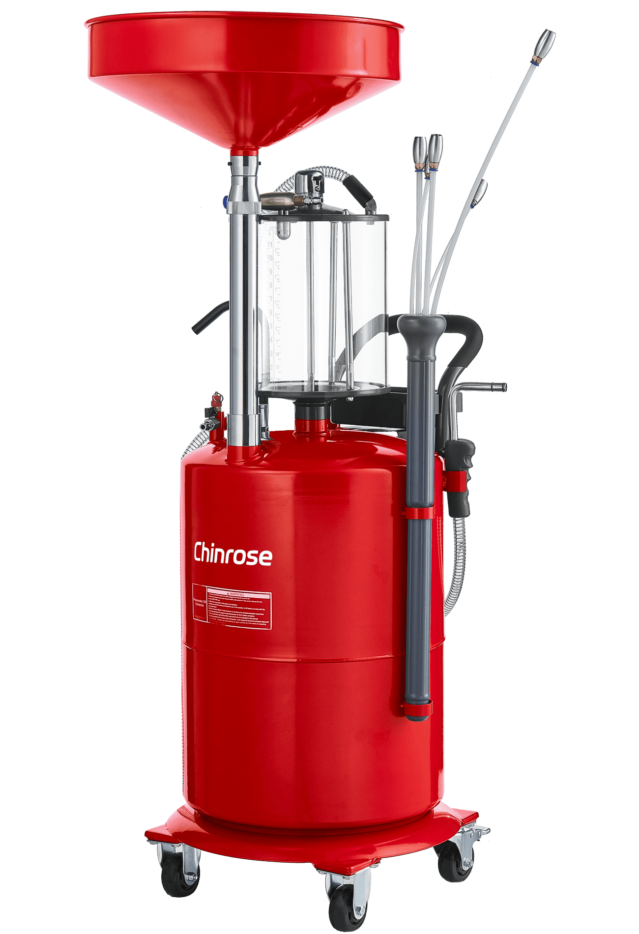 26.4 Gallon Waste Oil Drain Tank with 360° Swivel Casters,Oil Drain ...