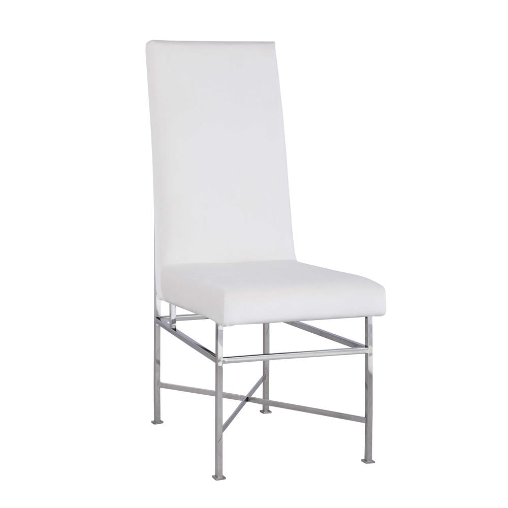 Chintaly Contemporary Side Chair w/ Steel Frame - Walmart.com