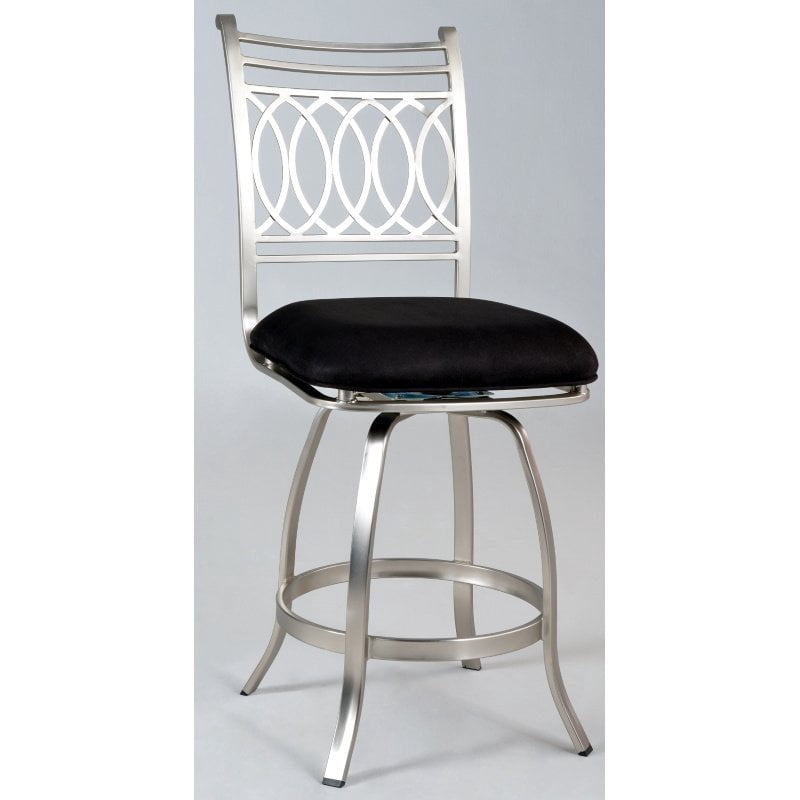 Chintaly Imports Julia Memory Return Swivel Bar Stool - Walmart.com