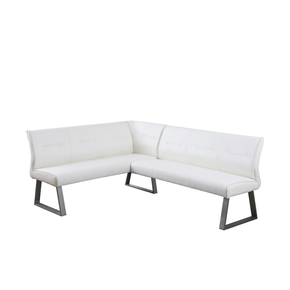 Chintaly Reversible Nook W/ Highlight Stitching, White - Walmart.com