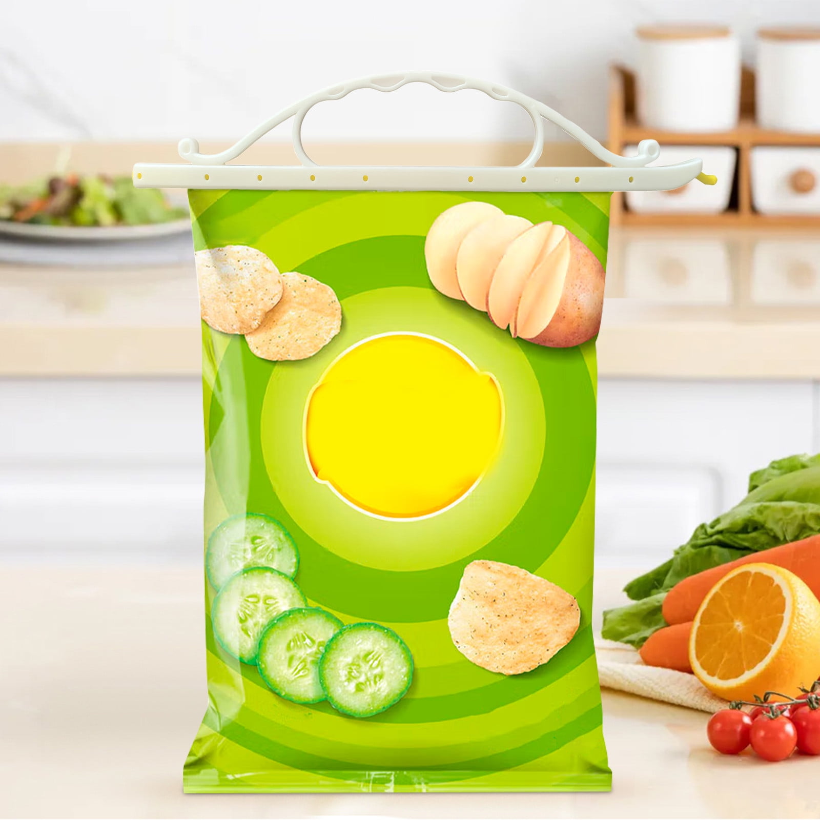 Chip Bag Clips Airtight Food Bag Sealers with Handle | Durable Steel ...
