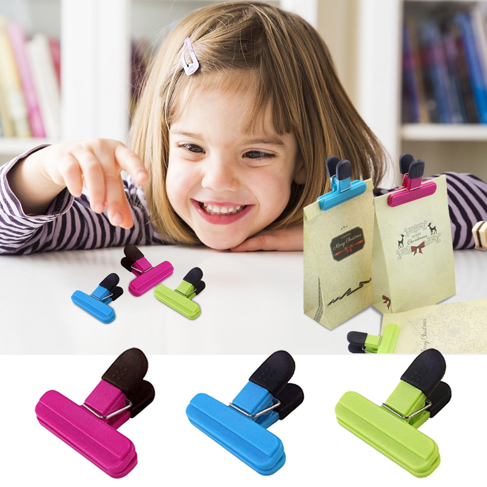 Chip Bag Clips Heavy Duty Food Clips Assorted Colors For Coffee And ...