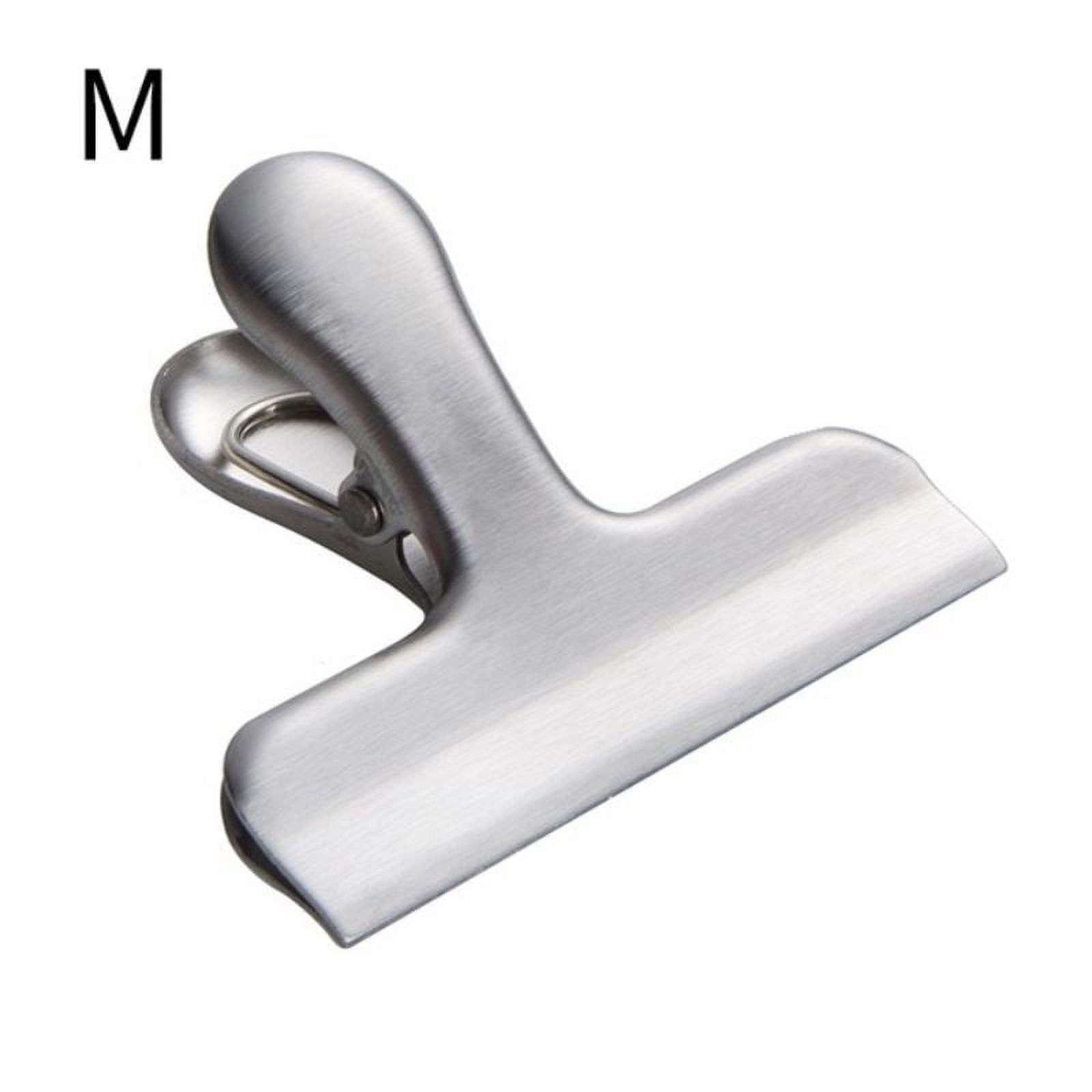 Chip Bag Clips Set of 2 - Stainless Steel Heavy-Duty Chip Clips, All ...