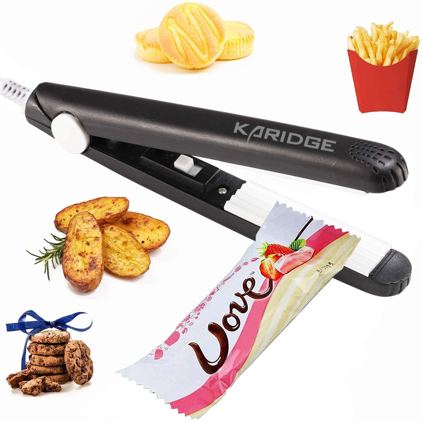 Chip Bag Sealer Heat Seal Kitchen Gadgets, Mini Resealer for Food ...
