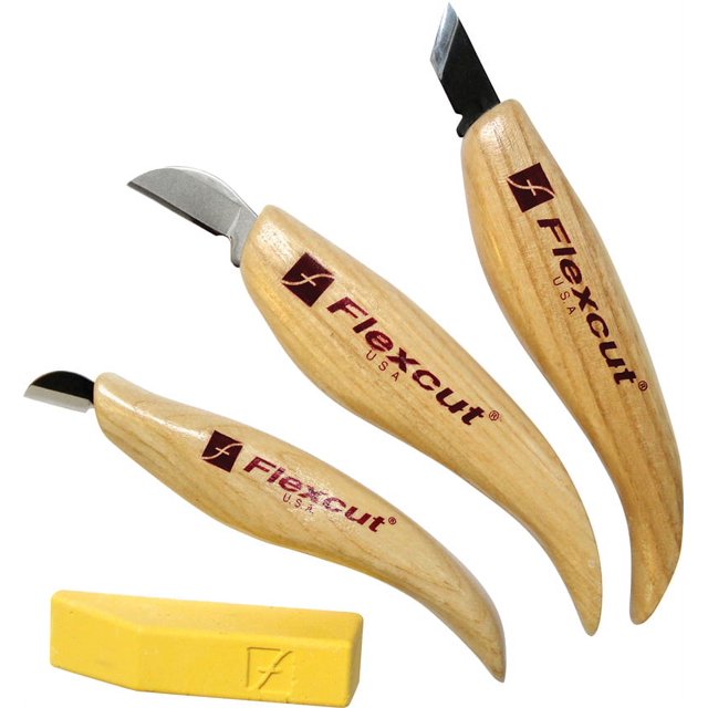 Chip Carving Set 3 Piece - Walmart.com
