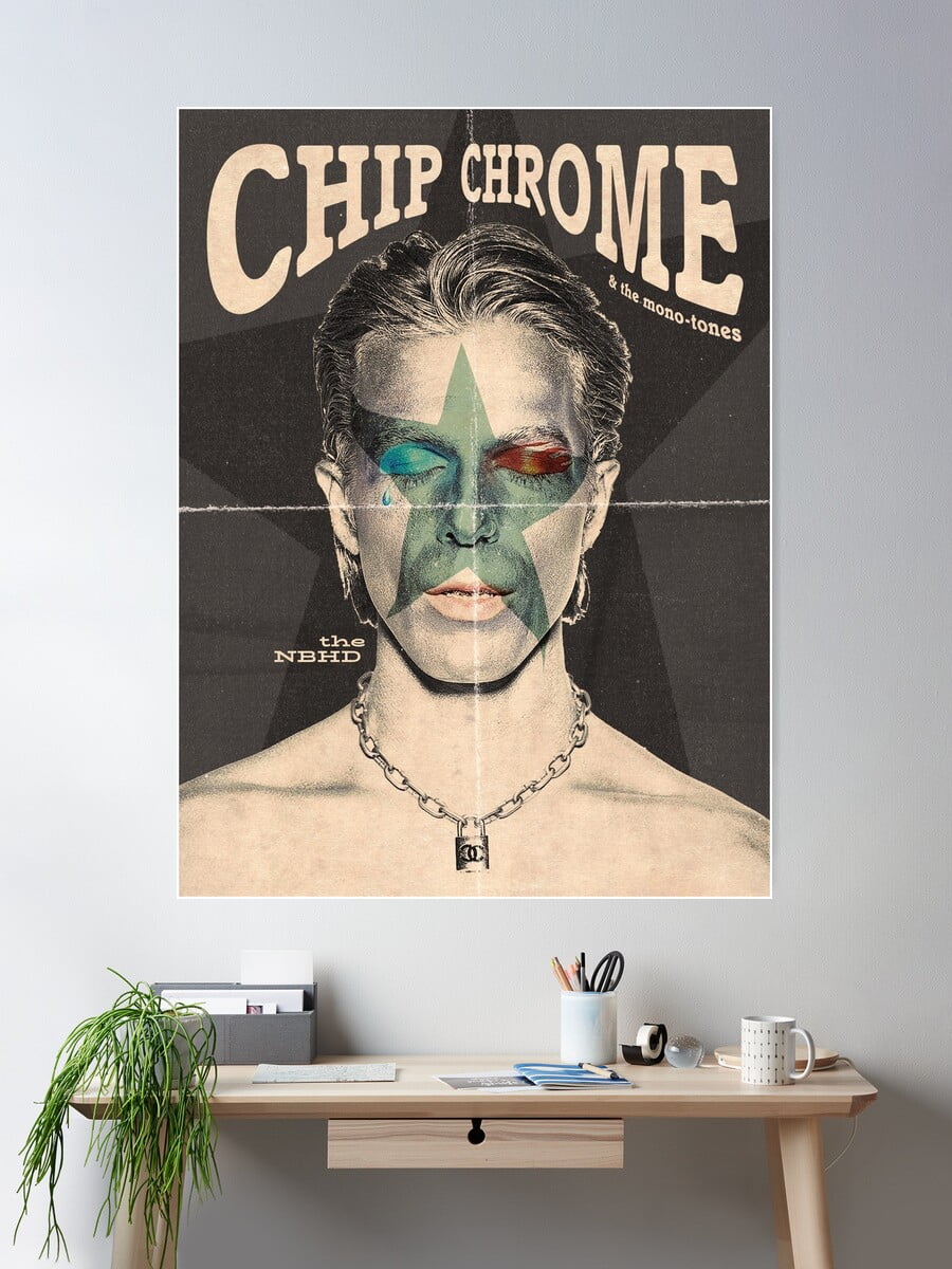 Chip Chrome & The Mono-Tones Poster Wall Art, Modern Wall Decor For ...