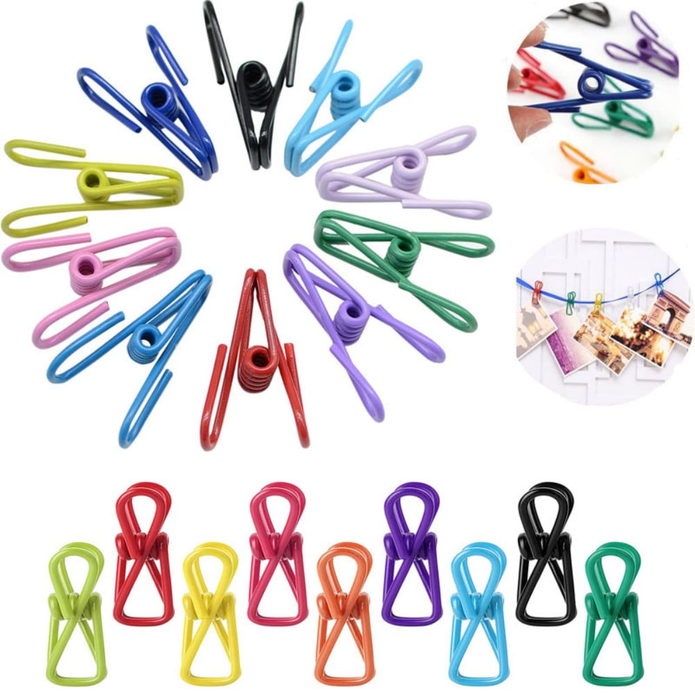Chip Clips, 30 Pack Clothes Pins, Bag Clips, Food Clips, Paper Clips ...