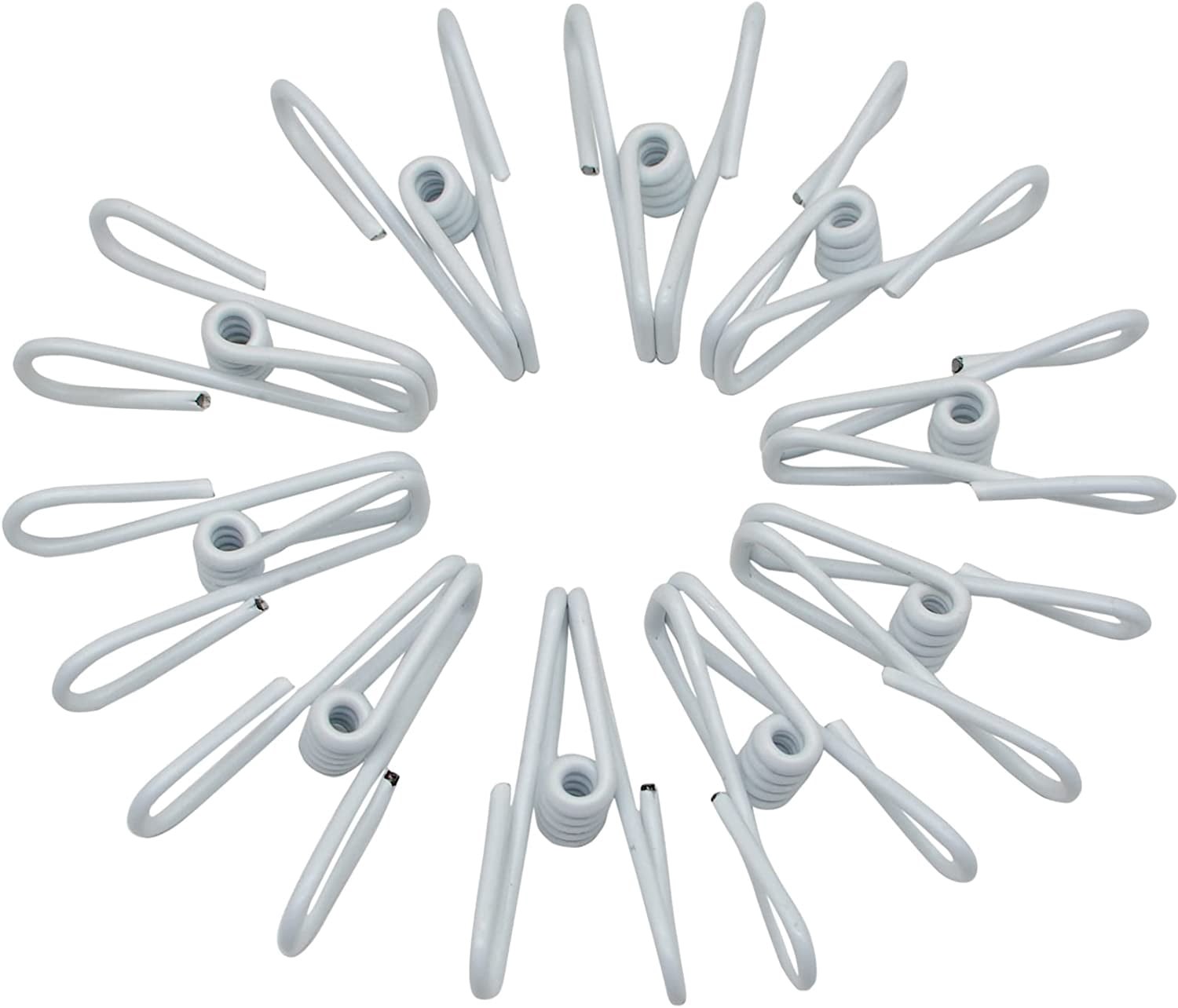 Chip Clips, 30 Pcs White 2 Inch Steel Wire Clips Bag Clips for Food ...