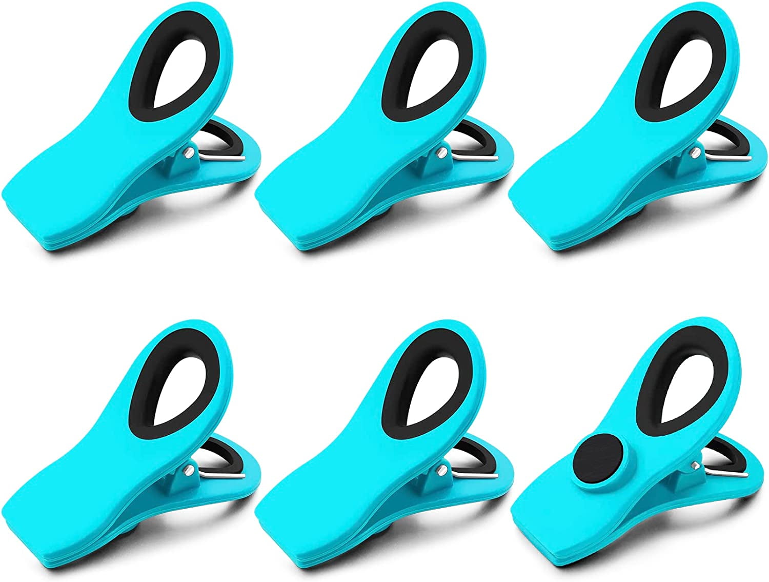 Chip Clips, Bag Clips, Blue Magnetic Clips, Chip Clips Bag Clips Food ...