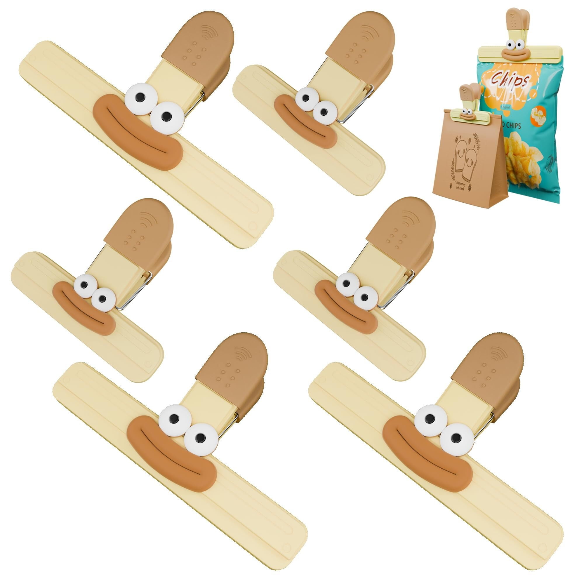 Chip Clips, Bag Clips for Food Storage with Airtight Seal Grip for ...