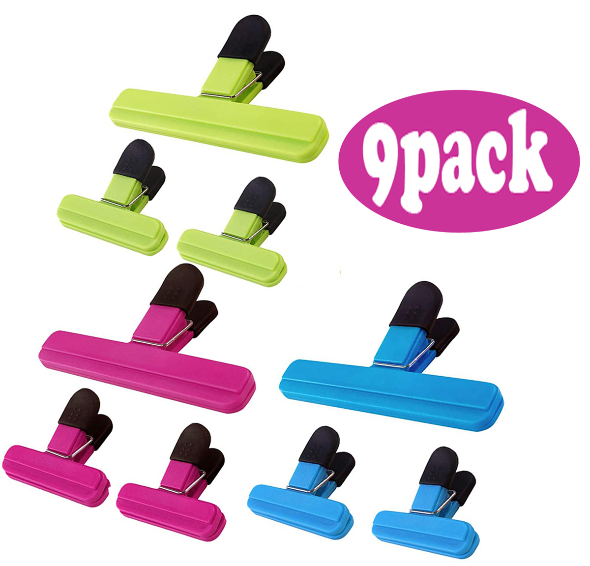 The Pioneer Woman 3-Piece Bag Clip Set, Multicolor - Walmart.com