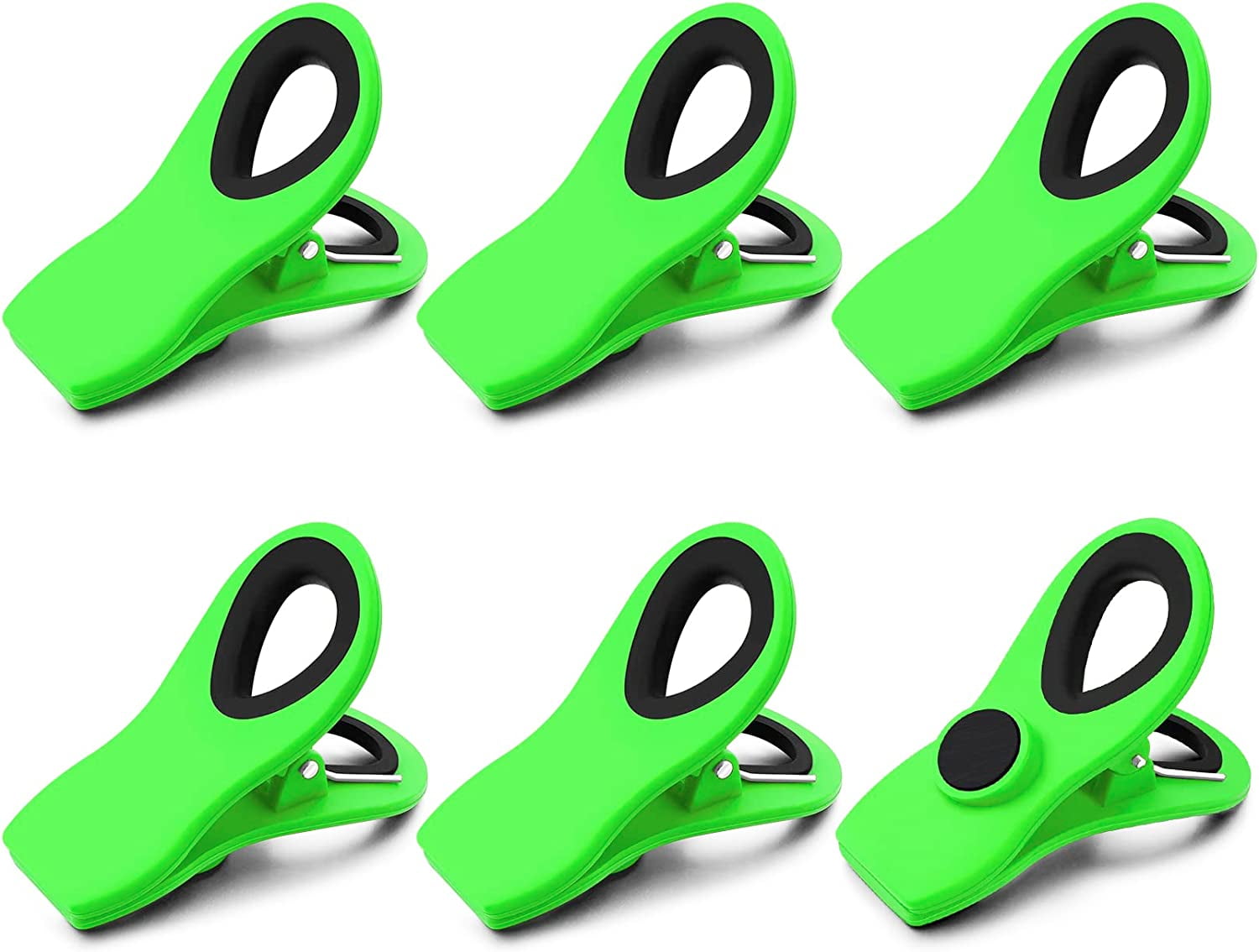 Chip Clips, Bag Clips, Green Magnetic Clips, Chip Clips Bag Clips Food ...