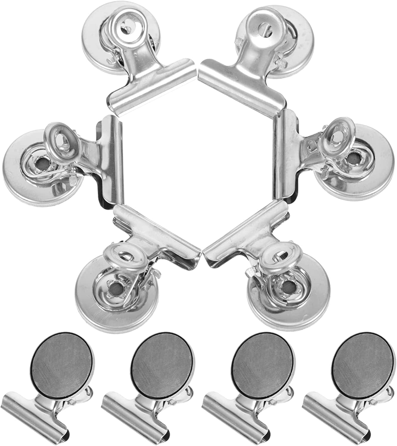 Chip Clips Refrigerator Magnet Clips 12 Pcs Fridge Hook Clips Desk ...