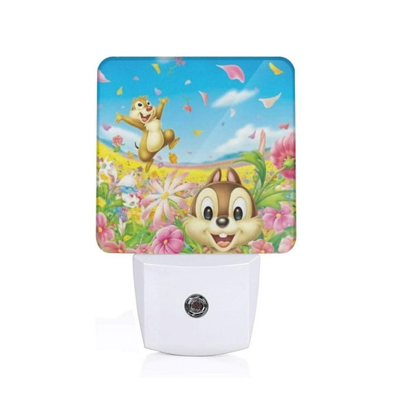 Chip And Dale Dale In The Flowers LED Night Lights Plug Into Wall,1 ...