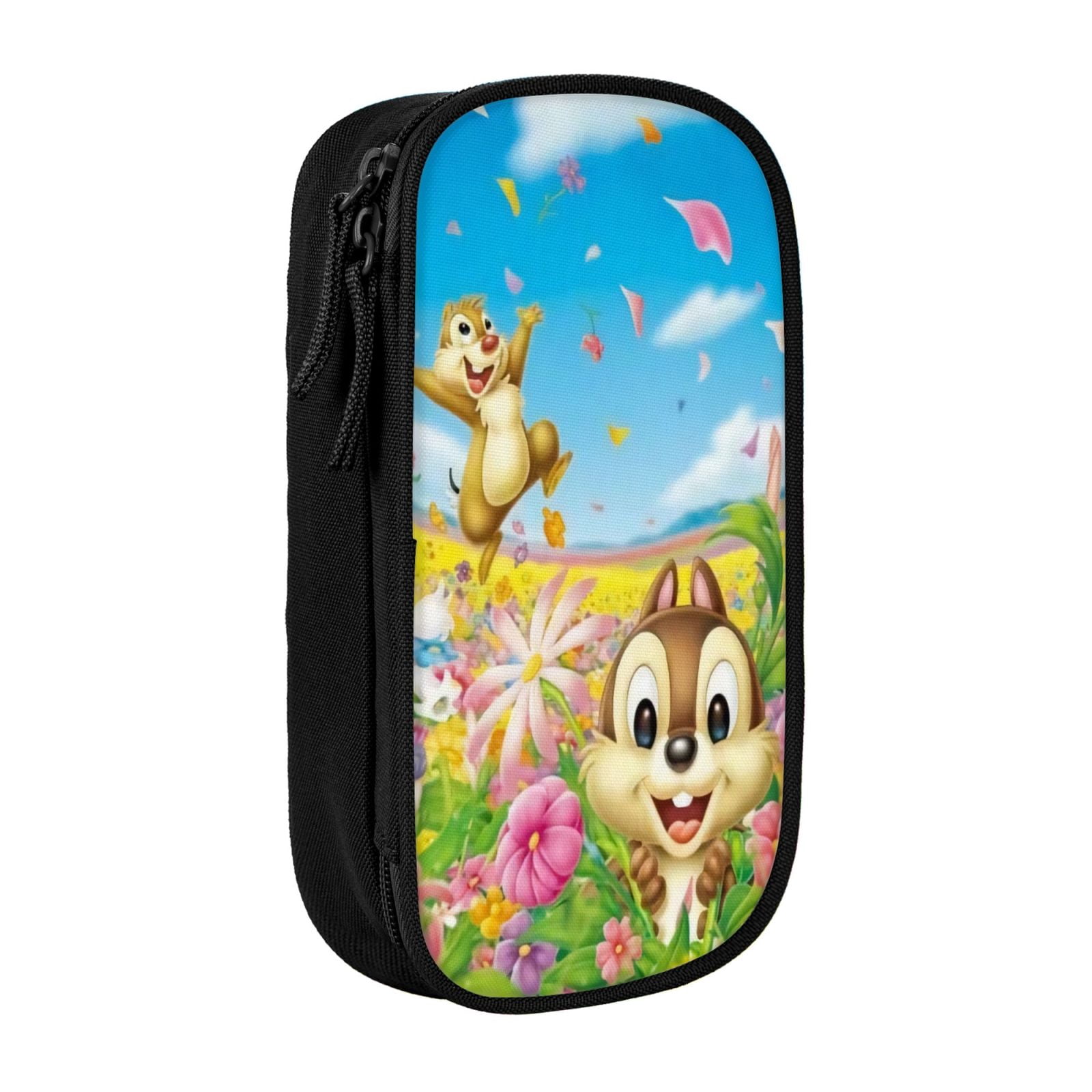 Chip And Dale Dale In The Flowers Pencil Case,Pencil Pouch,Extra Big ...