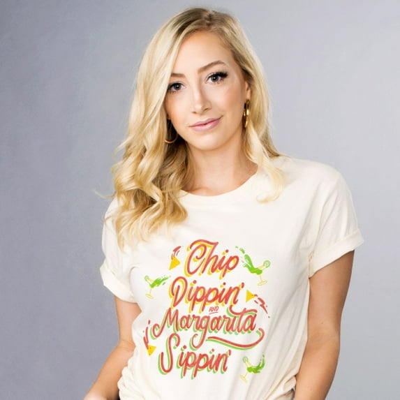 Chip Dippin Margarita Sippin T-Shirt, Graphic Shirt, Funny Graphic Tee, Chips And Guac Shi ...