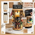 Chip Display Rack,360° Rotating Snack Organizer,Freestanding Retail ...