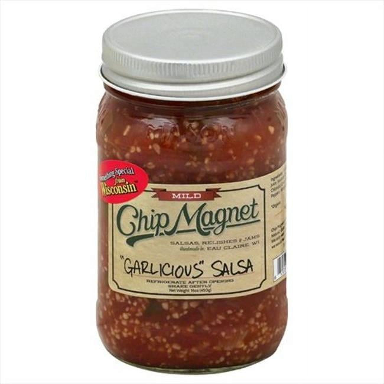 Chip Magnet Salsa Sauce Appeal 2202489 16 oz Garlicious Salsa Natural ...