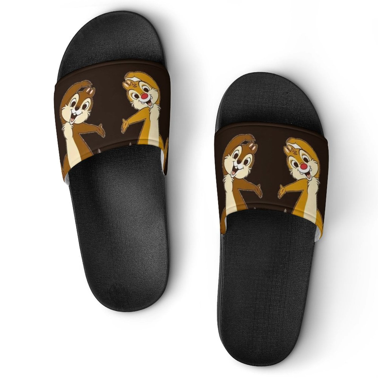 Chip 'N Dale Acorn Chase Slippers for Men and Women,Beach Sandals,House ...