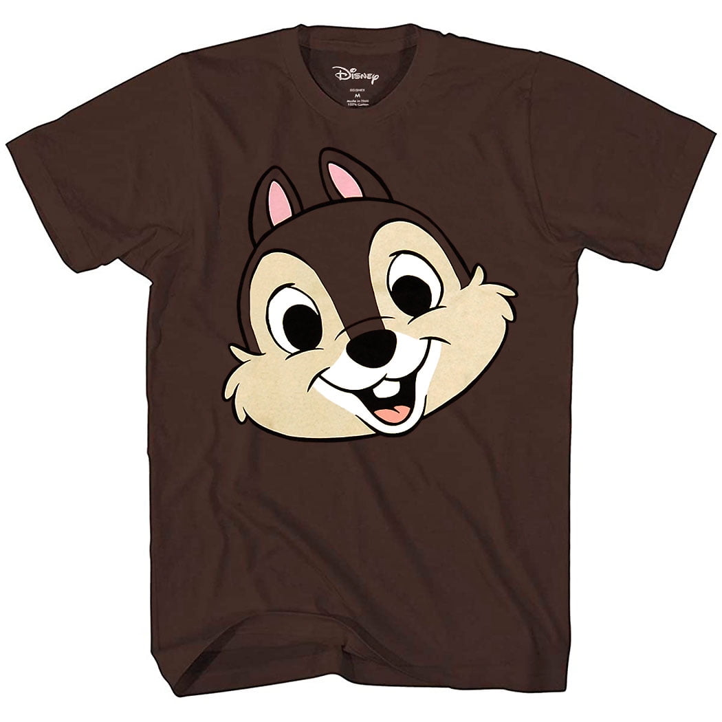 Chip 'N Dale Chipmunk Chip Face T-Shirt - Walmart.com
