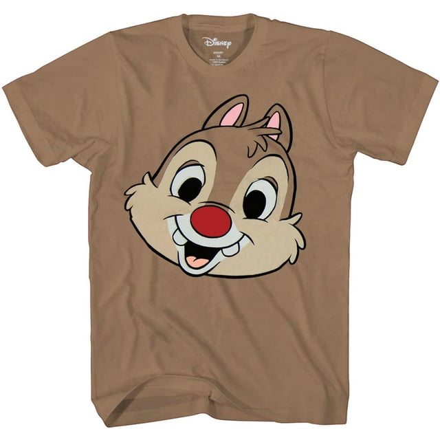 Chip 'N Dale Chipmunk Dale Face T-Shirt - Walmart.com
