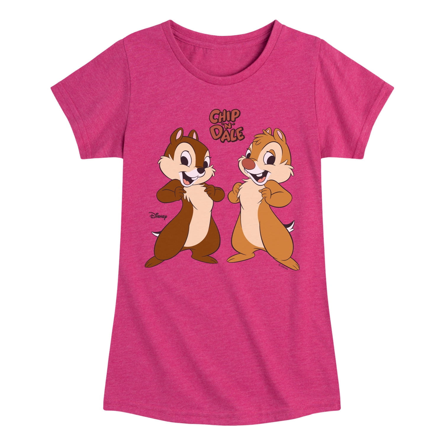 Chip N' Dale Rescue Rangers - Chip Dale Smiles - Youth Girls Fitted ...