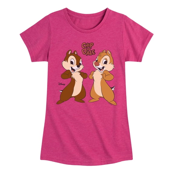 Chip N' Dale Rescue Rangers - Chip Dale Smiles - Youth Girls Fitted ...