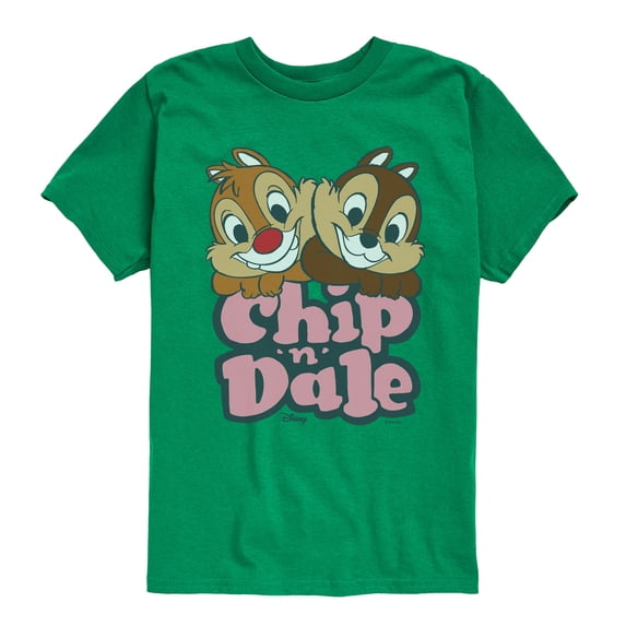 Chip N' Dale Rescue Rangers - Chip Dale Stacked Names - Youth Boys ...