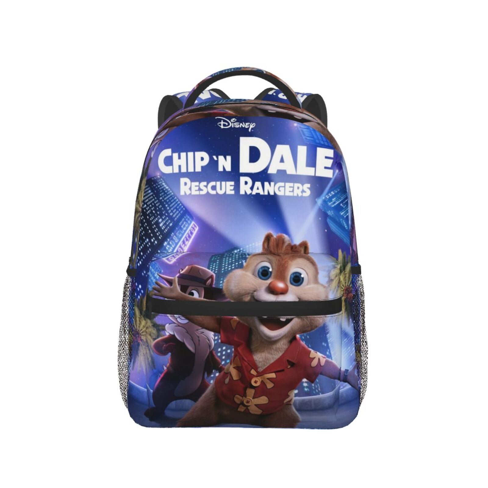Chip 'N Dale Rescue Rangers Group Shot Poster Backpack,Fabric & PVC ...