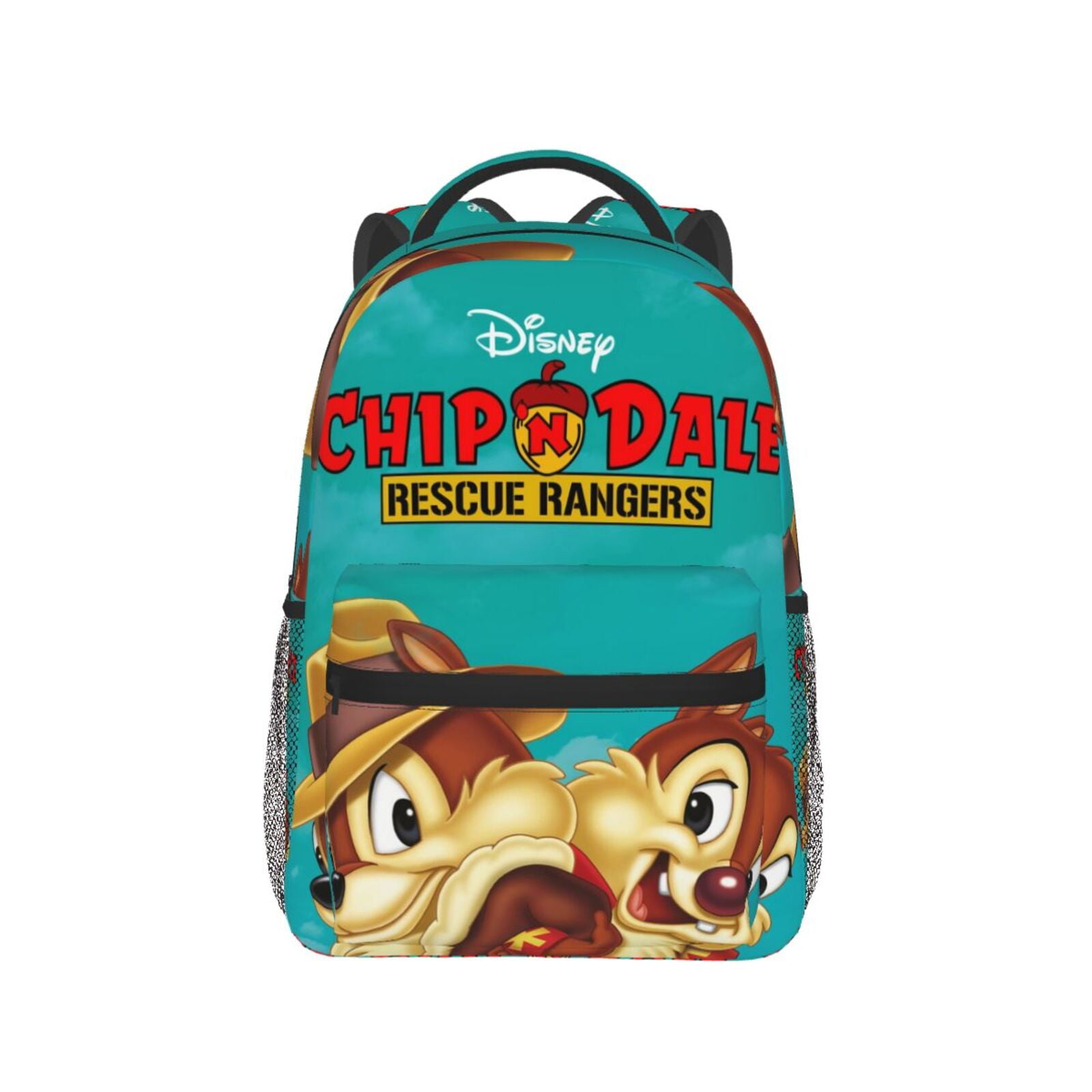 Chip 'N Dale Rescue Rangers Group Shot Poster Backpack,Polyester Travel ...