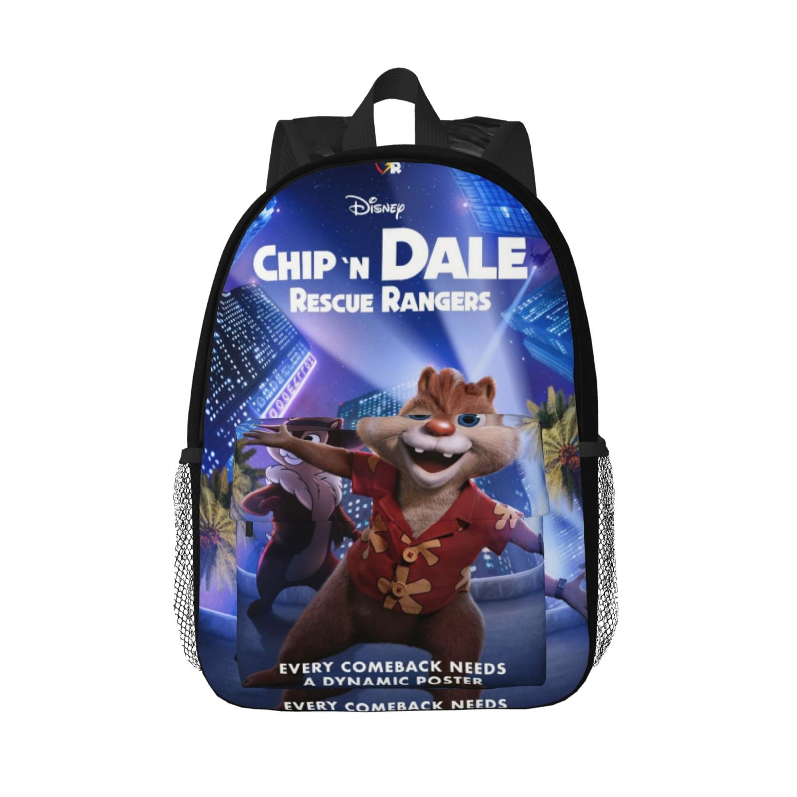 Chip 'N Dale Rescue Rangers Group Shot Poster Backpacks with Side ...