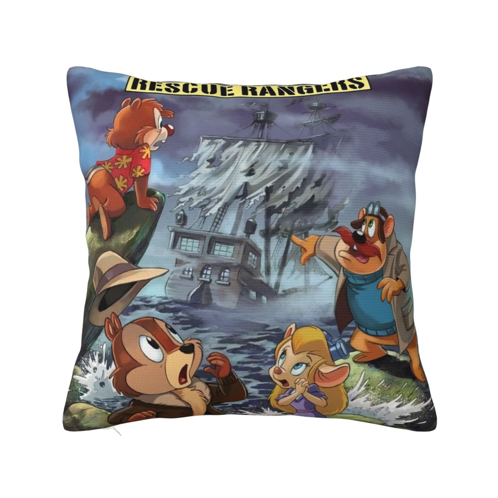 Chip 'N Dale Rescue Rangers Group Shot Poster Pillow Covers,22x22 ...