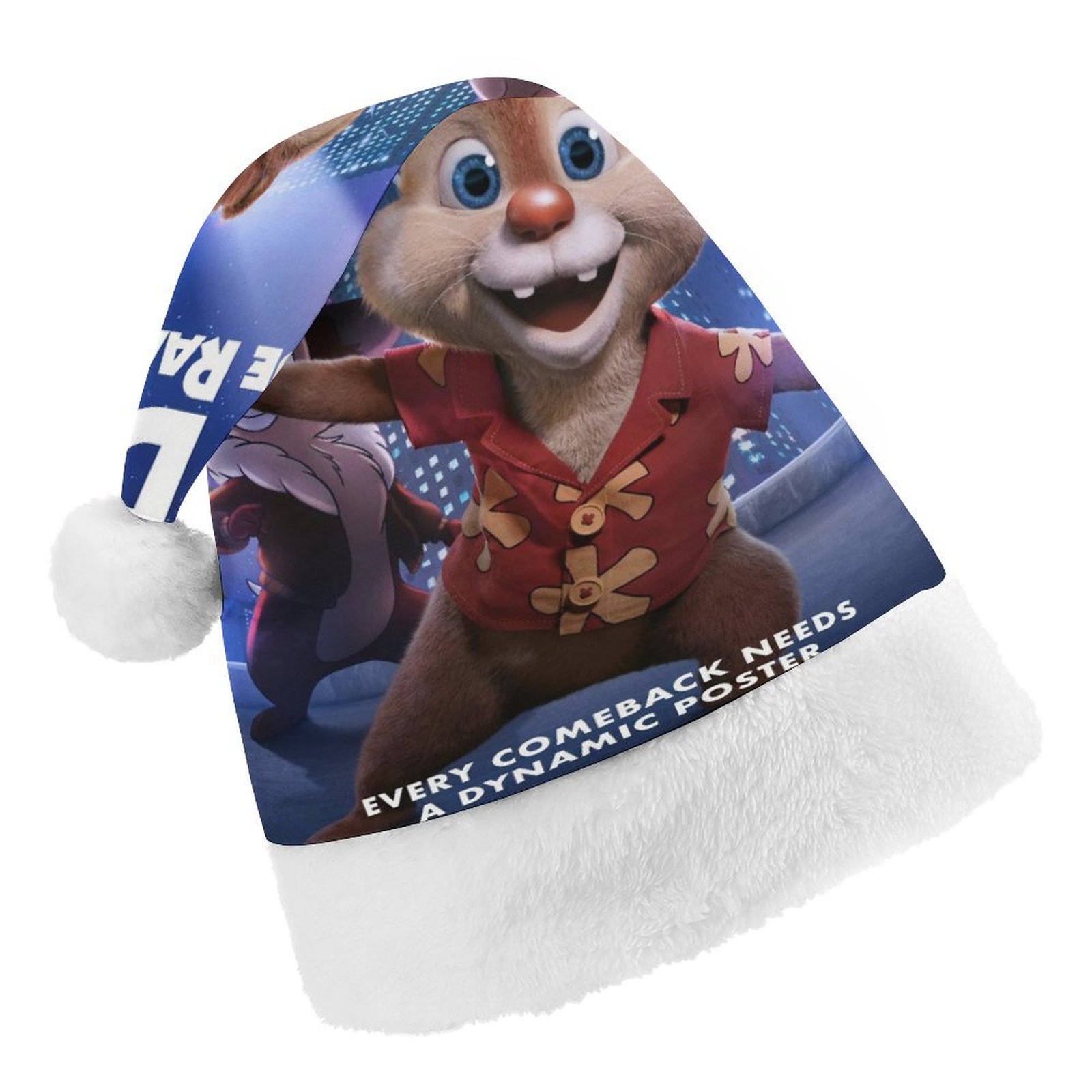 Chip 'N Dale Rescue Rangers Group Shot Poster Santa Hat for Kids ...