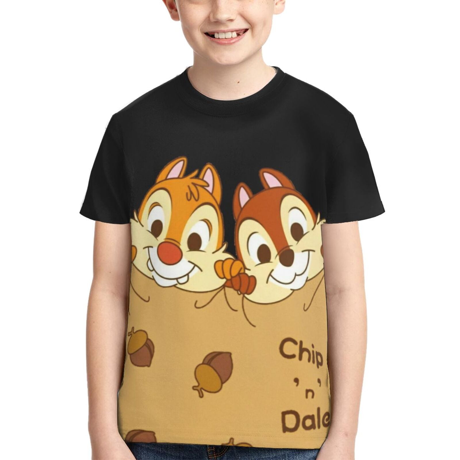Chip 'N Dale Rescue Rangers Group Shot Poster T Shirt - Cotton Short ...