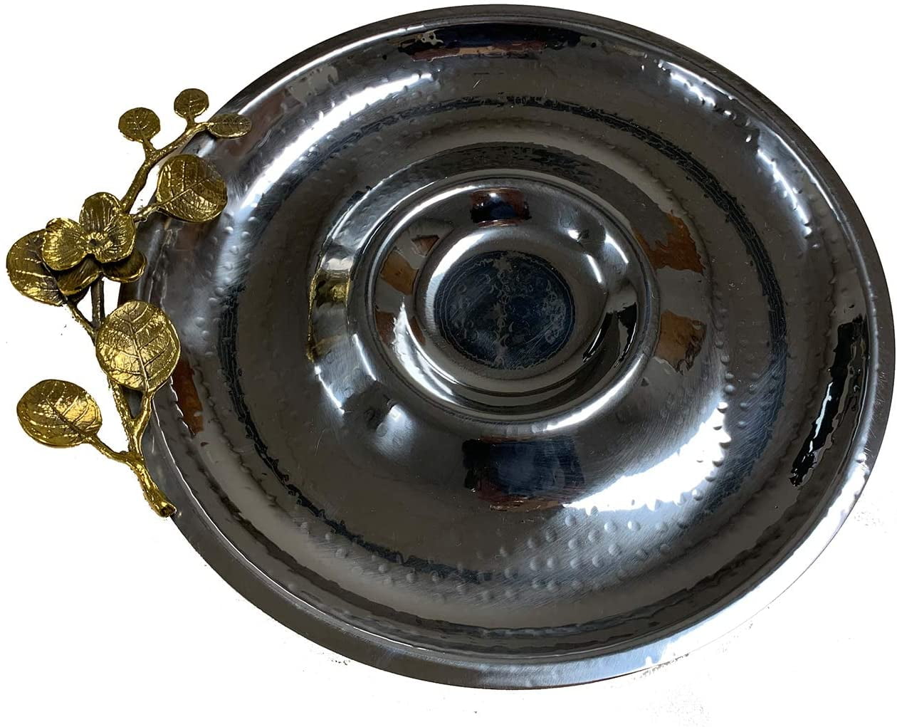 Chip N Dip Set with Orchid Accent for serving French fries Sandwiches ...