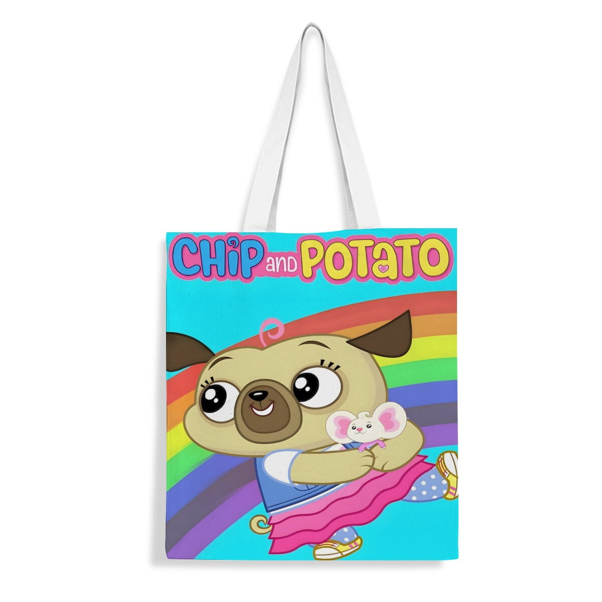 Chip and Potato-theme canvas Tote Bag for Women Aesthetic Shopping ...