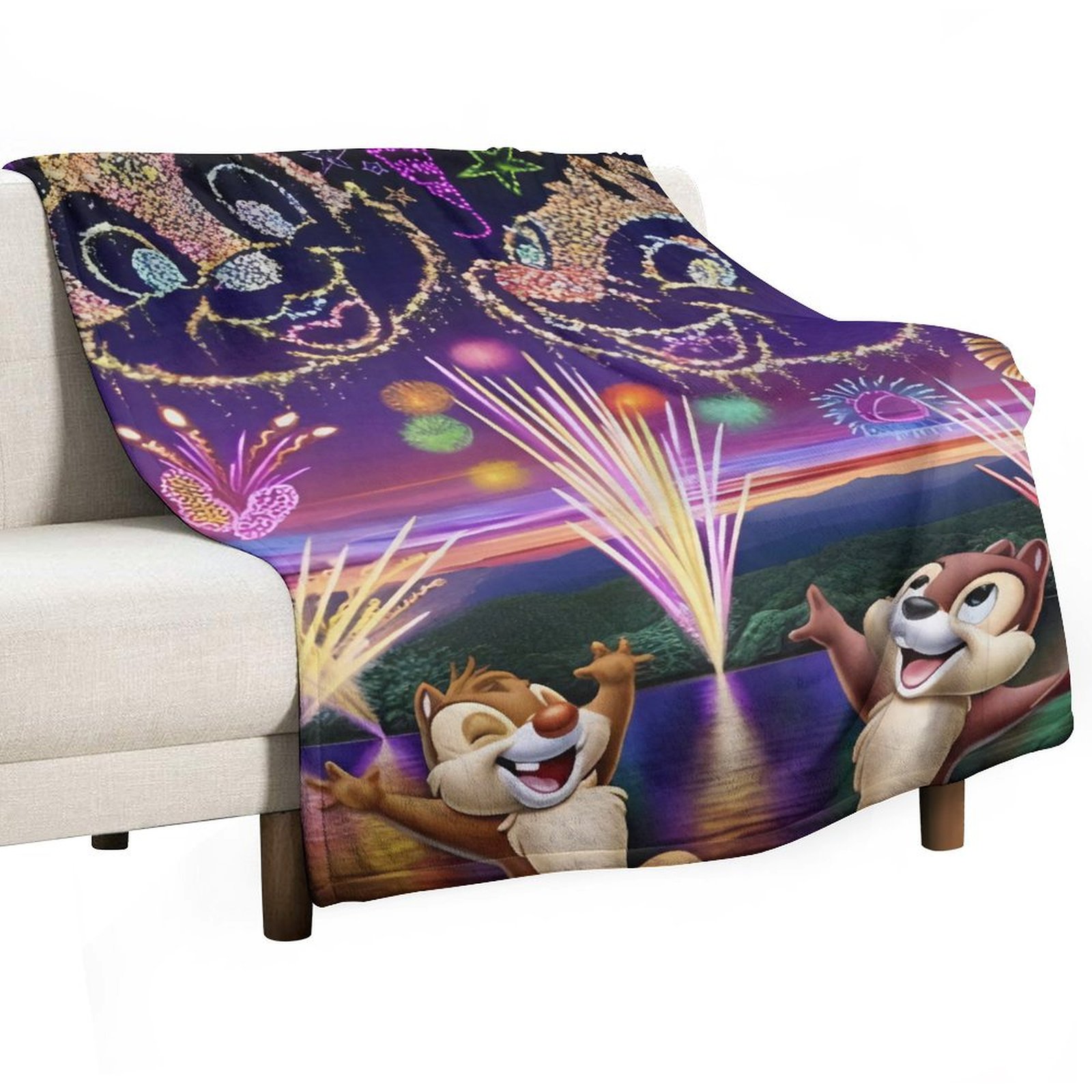 Chip 'n' Dale Queen Size Blanket, Gifts for Girls And Boys,Super Soft ...