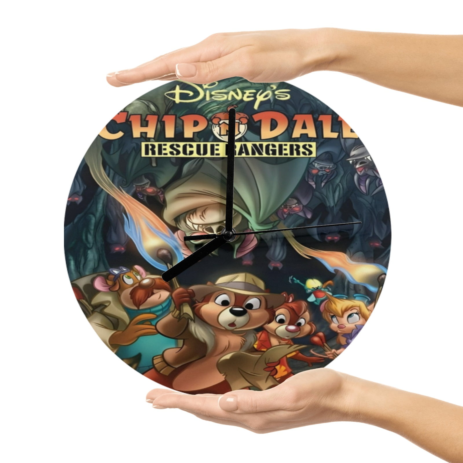 Chip 'n Dale: Rescue Rangers MDF Wall Clock（11.6"） - Walmart.com