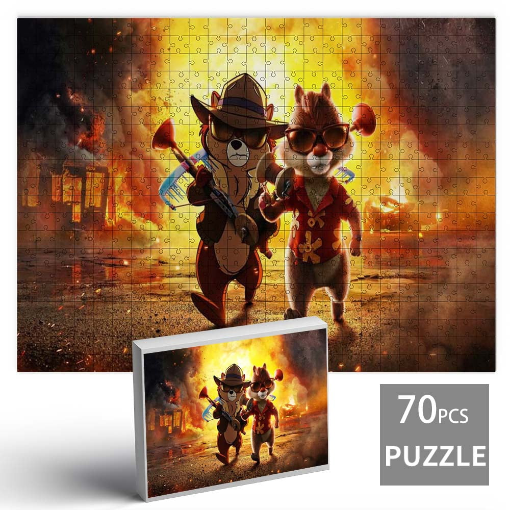 Chip 'n' Dale（Rescue Rangers） Puzzles for Adults 70 Pieces Teens Jigsaw ...