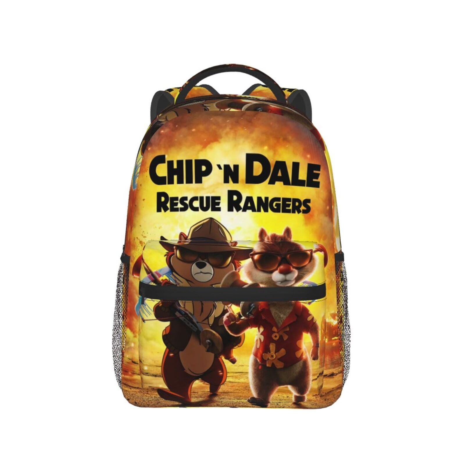 Chip 'n Dale Rescue rangers Backpack,Fabric & PVC Backpack with ...