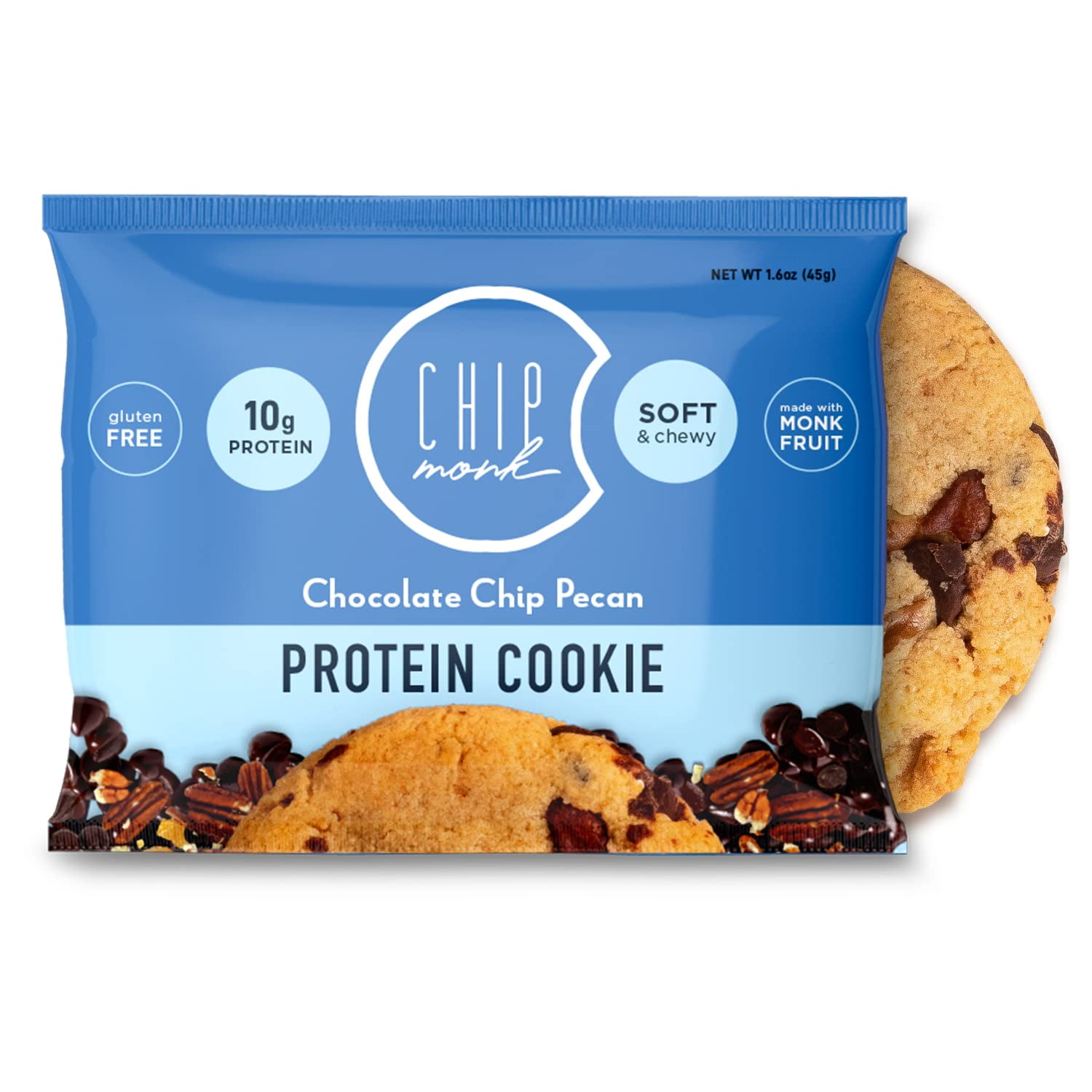 ChipMonk Baking, Chocolate AJH3 Chip Pecan High Protein Cookies - Diet ...
